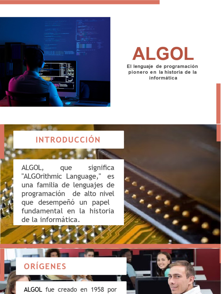 ALGOL | PDF | Programación de computadoras | Lenguaje de programación