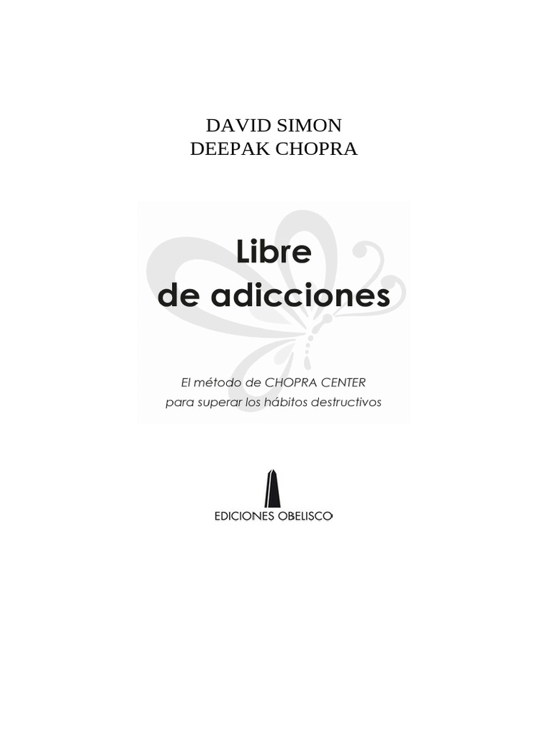 Libre de Adicciones | PDF | La dependencia de sustancias | Amor