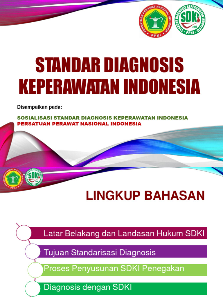 Sosialisasi Standar Diagnosis Keperawatan | PDF | Sains & Matematika