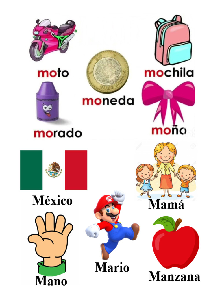 Objetos Con M Minuscula y Mayuscula | PDF