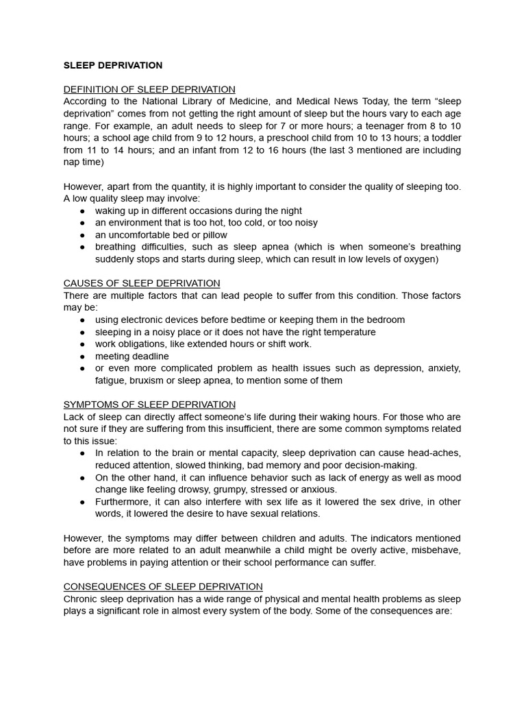 SLEEPING (Presentation) | PDF | Sleep | Sleep Deprivation