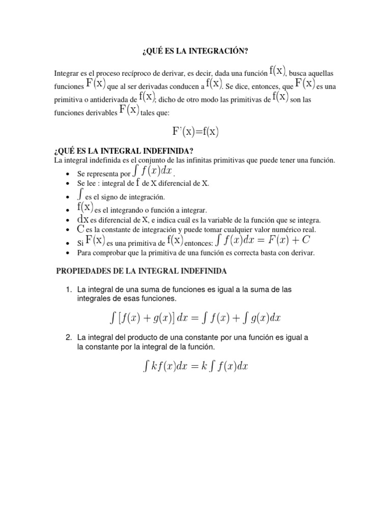 QUÉ ES LA INTEGRACIÓN_083306 | PDF
