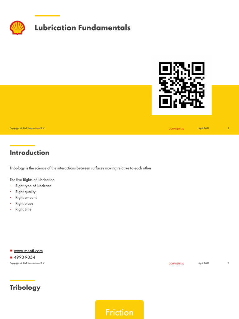 Lubrication Fundamentals Module 1 | PDF Lubrication Fundamentals Module 1 | PDF