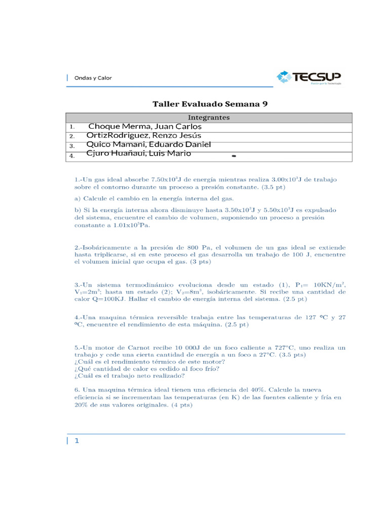 Taller Evaluado S9 | PDF