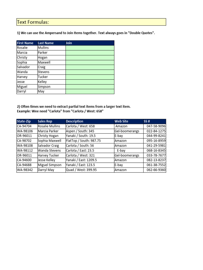 Text Functions | PDF | Letter Case | Computer Data