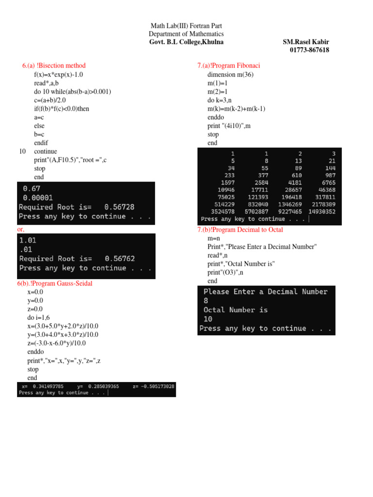 Fortran | PDF Fortran | PDF