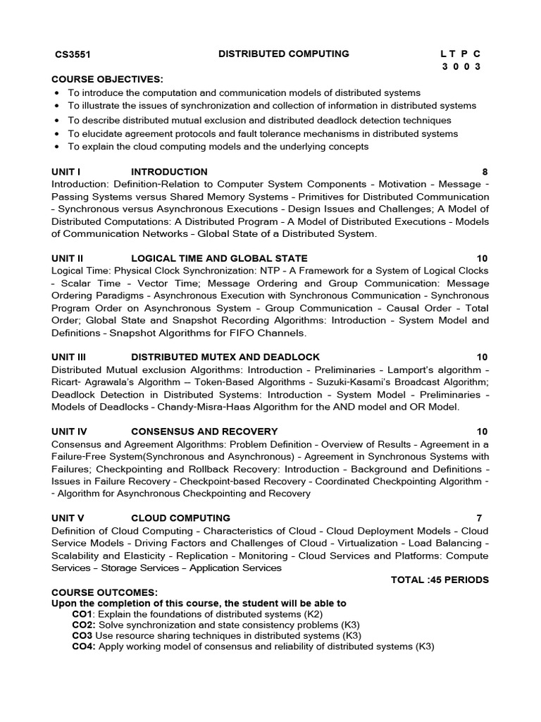 DC | PDF | Distributed Computing | Cloud Computing