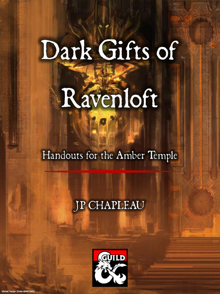 Dark Gifts of Ravenloft | PDF | Wizards Of The Coast | Dungeons & Dragons