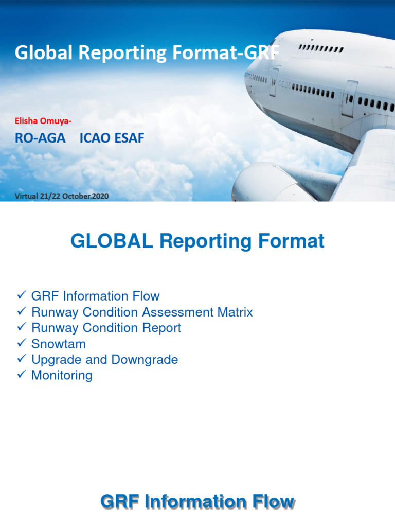 GRF Presentation 21-22 Oct 2020 | PDF | Runway | Snow