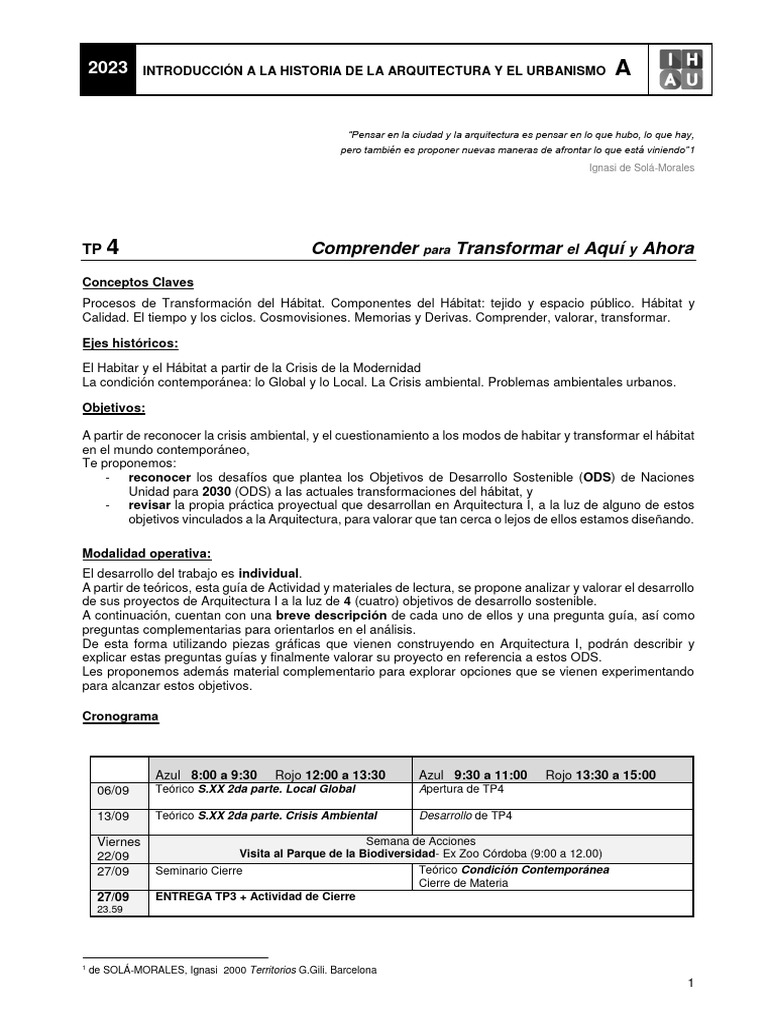 Ihau TP4 2023 | PDF | Agua | Lluvia