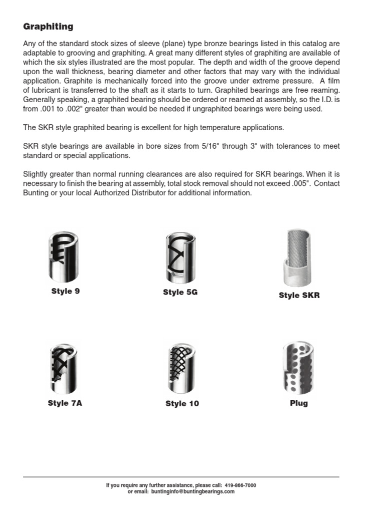 Graphiting and Grease Groove Design | PDF | Bearing (Mechanical ...