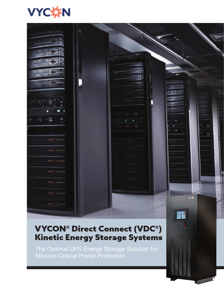 Vycon VDC Brochure 2020 | PDF | Energy Storage | Manufactured Goods