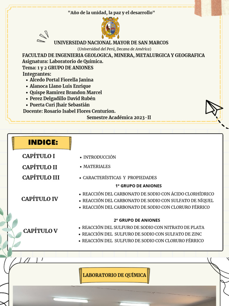 Cream and Green Illustrative Science Project Presentation | PDF | Ion ...