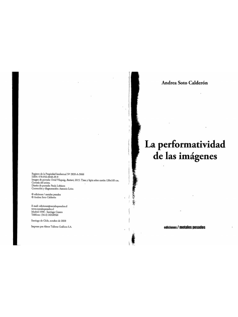 La Performatividad de Las Imágenes - Andrea Soto Calderón | PDF