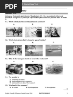 English Class B1 Units 4-6 Test | PDF