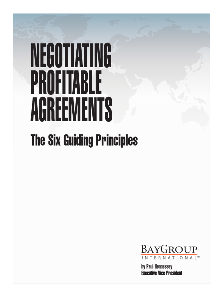 Negotiating Profitable Agreements White Paper | Download Free PDF ...