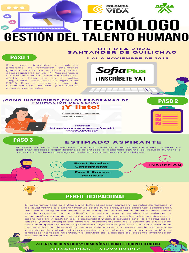 Infografia Oferta 2024 GTH | Descargar gratis PDF | Gestión de recursos humanos | Business