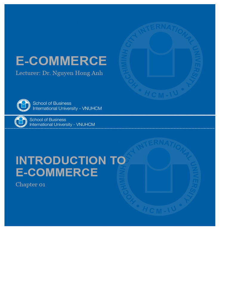 Introduction To E-Commerce | PDF