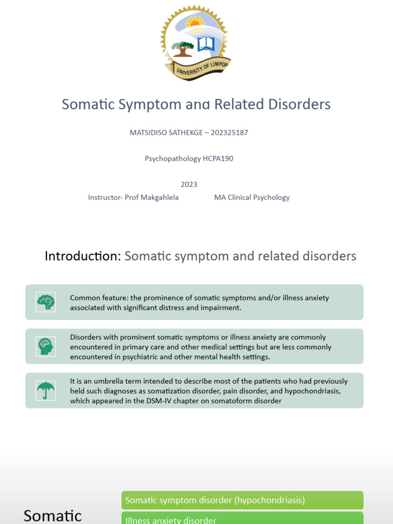 SSRD Presentation Revised | PDF | Mental Disorder | Diagnostic And Statistical Manual Of Mental ...
