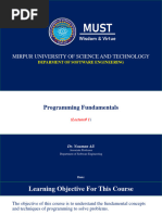 Three Basic Programming Constructs | PDF