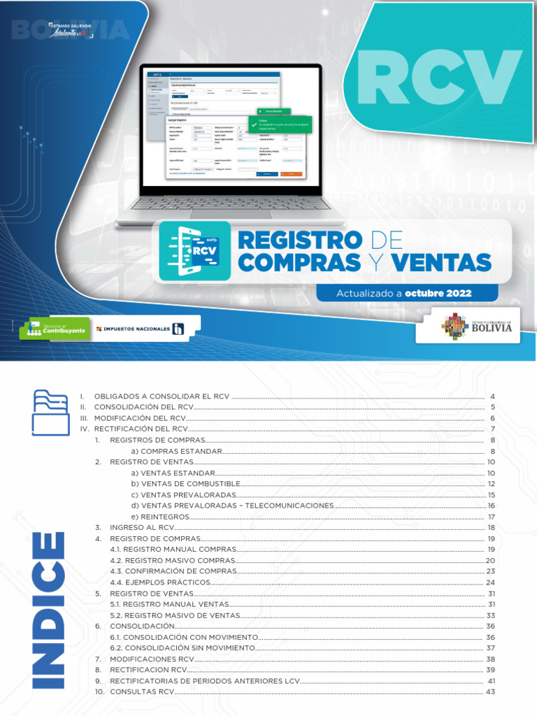 RCV Rregistro de Compra y Ventas | PDF | Factura | Impuesto al valor agregado