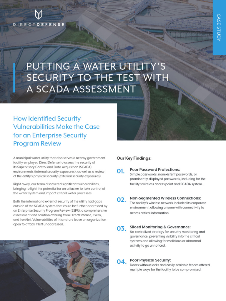 Dd Cs Scada Assessment Municipal Water Pdf Security Computer Security
