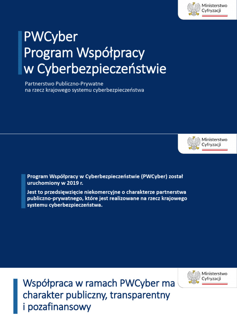 Prezentacja Programu PWCyber 05072023 | PDF