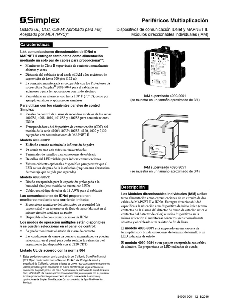 4090-9001-Mini-Modulo-Simplex-ficha-tecnica-SH-ingenieria | PDF | Diodo ...