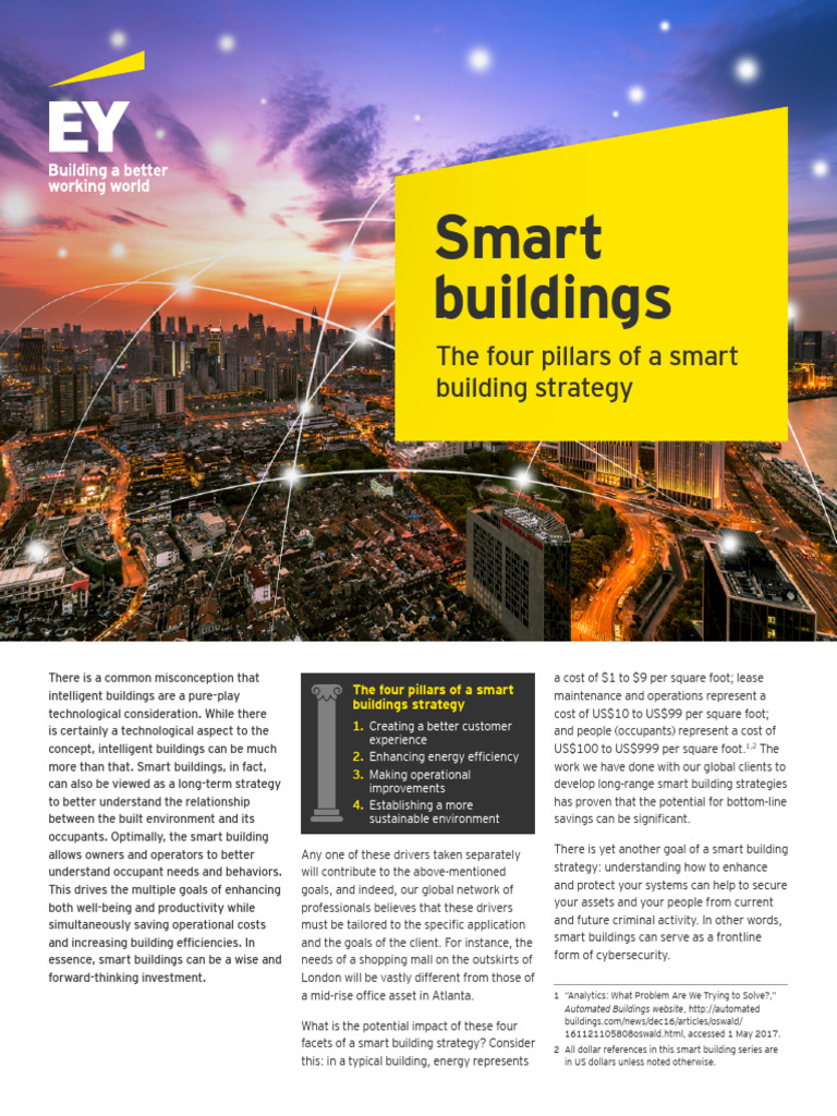 Ey Smart Buildings The Four Pillars of A Smart Building Strategy | PDF ...