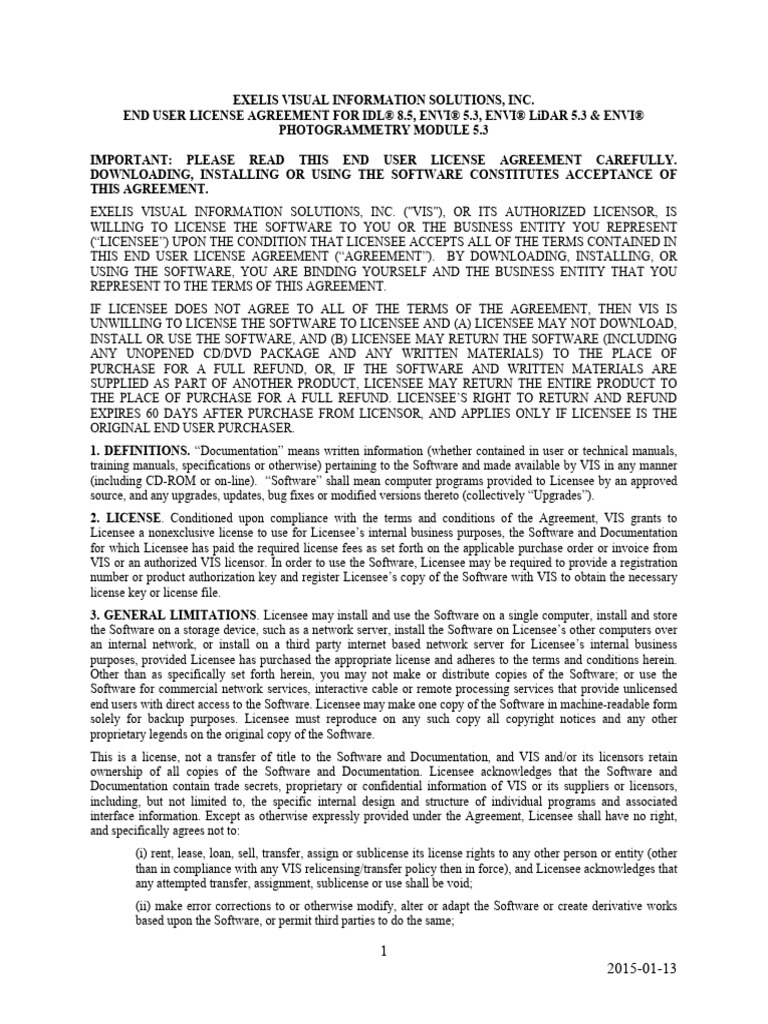 F | PDF | License | Proprietary Software