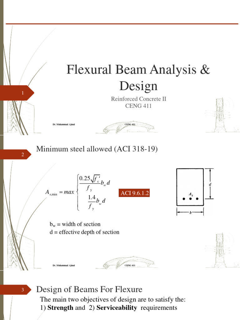 Flexure Beam Analysis and Design - (Printed) | PDF | Beam (Structure ...