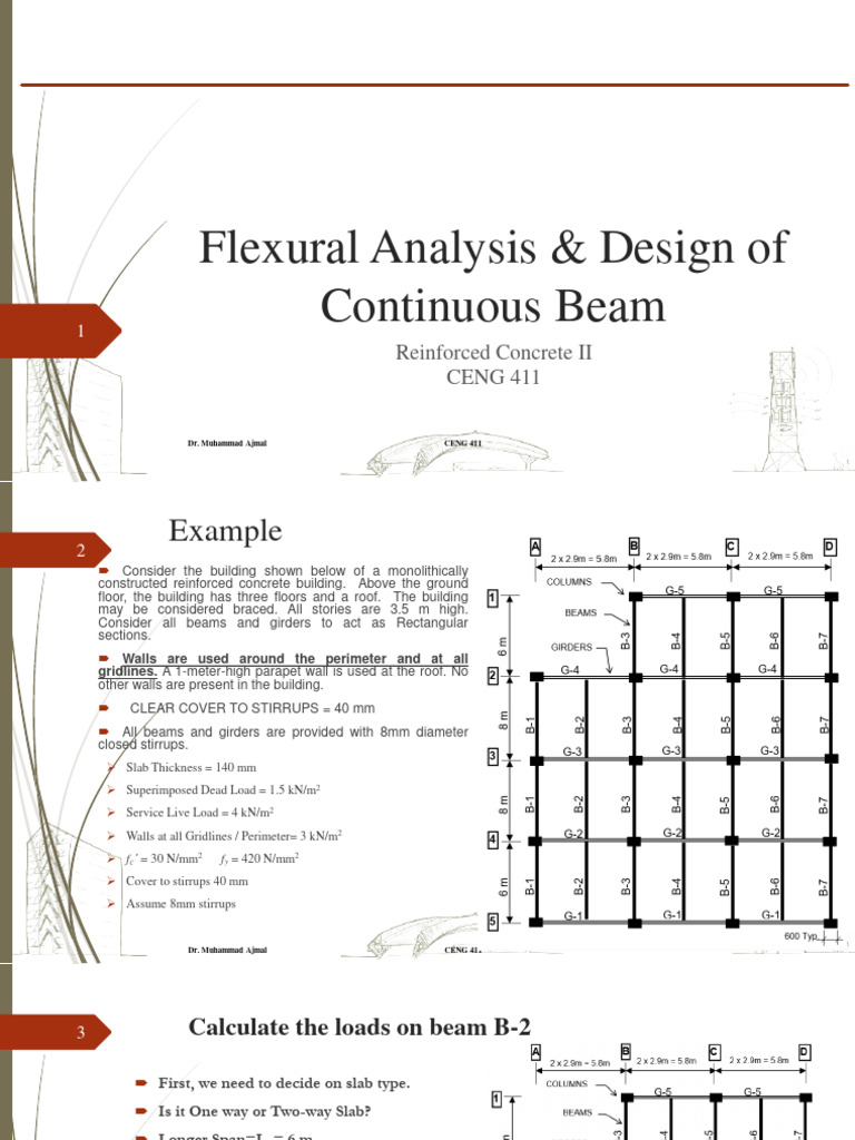 Flexure Beam Analysis and Design Continuous Beam | PDF | Beam (Structure) | Building Engineering