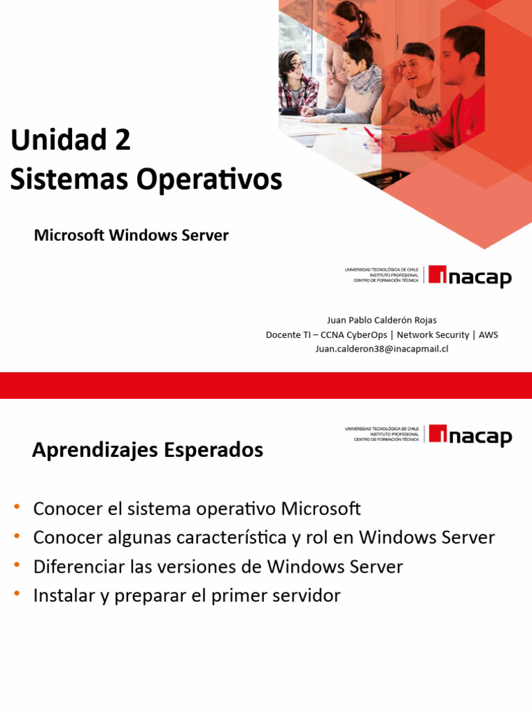 01 - Unidad 2 - Introduccion A Windows Server | PDF | Directorio Activo ...