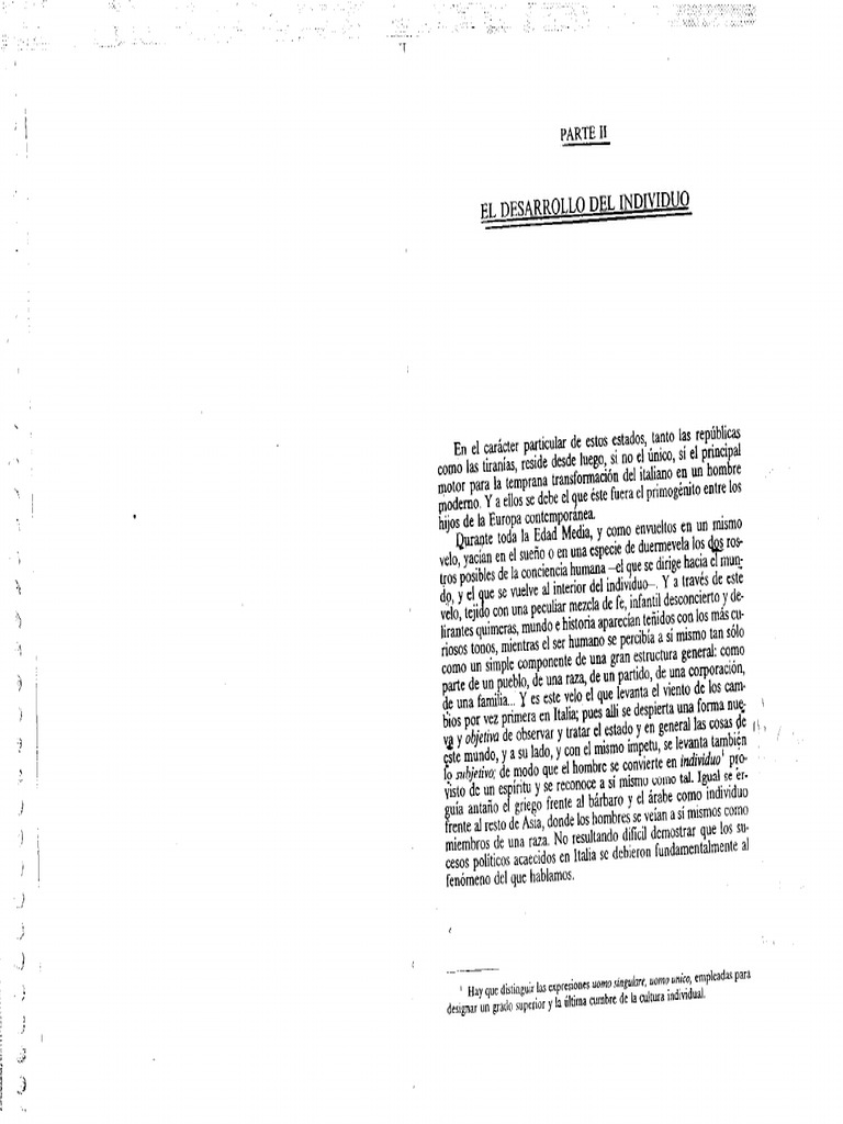 02 Burckhardt - La Cultura Del Renacimiento Parte II | PDF