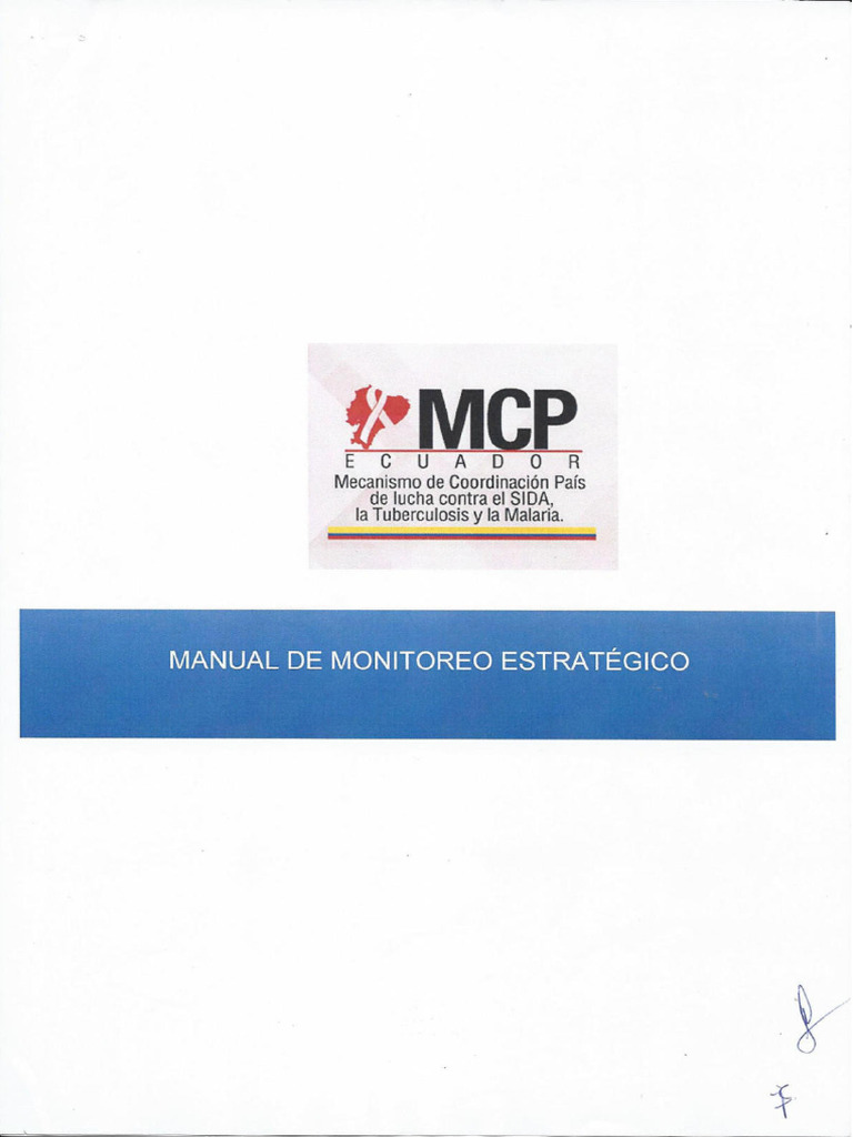 Manual de Monitoreo Estrat Gico MCP 2020 | PDF