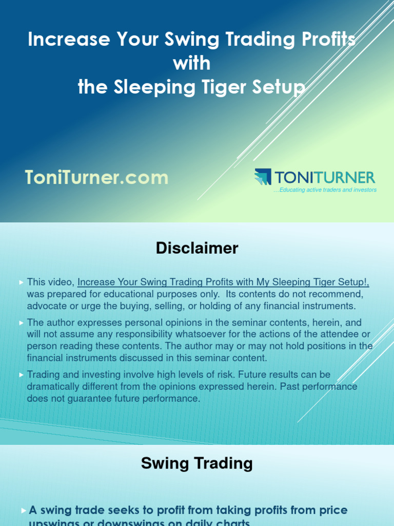 Increase Your Swing Trading Profits With My Sleeping Tiger Setup | PDF