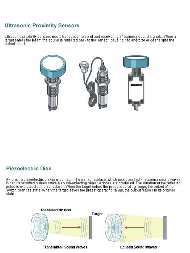 Sensors-Ultrasonic Sensor | PDF