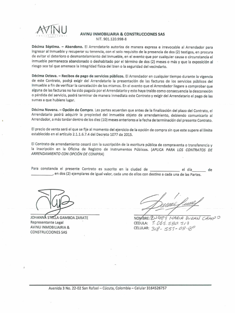 Fianza y Contrato Deudor y Codeudor | PDF