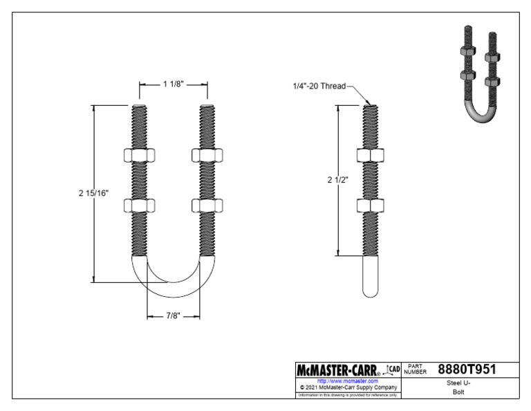 8880T951 - Steel U-Bolt | PDF