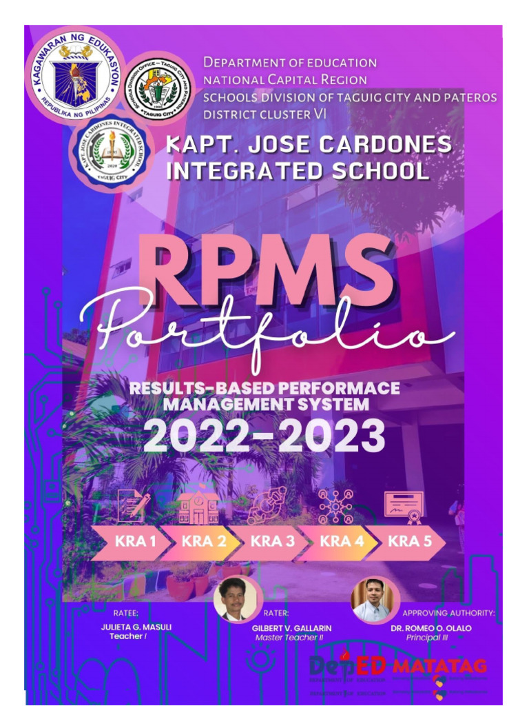 RPMS Cover Page | PDF