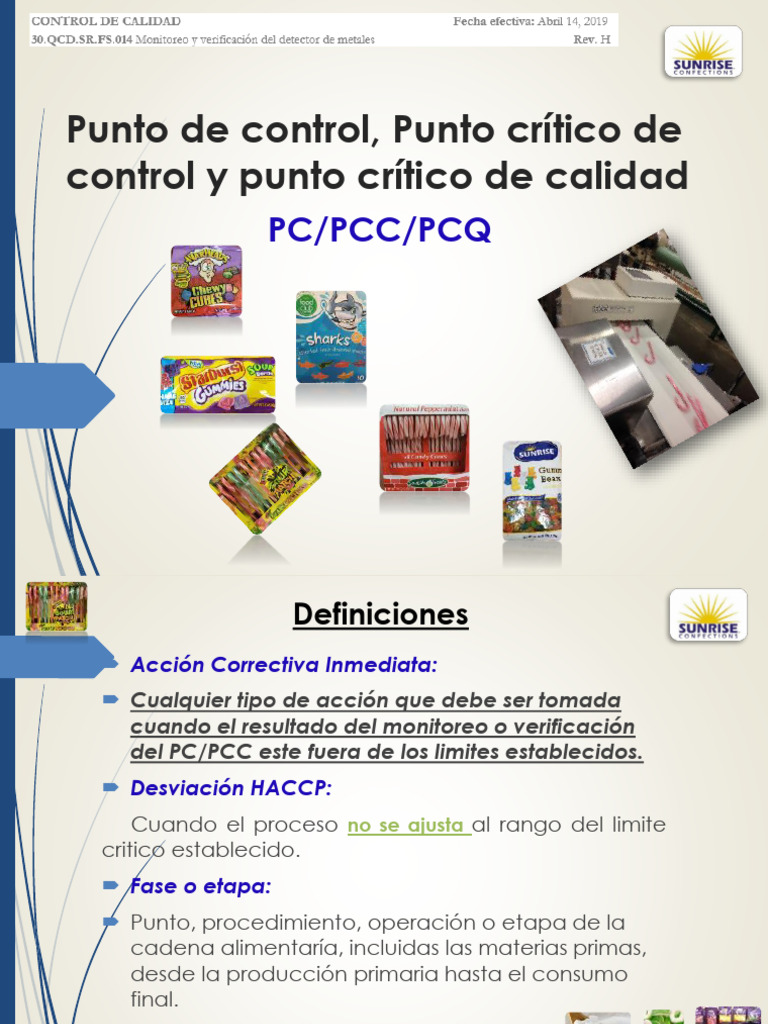 Monitoreo y Verificacion PC y PCC | PDF | Análisis de Riesgo y Puntos Críticos de Control