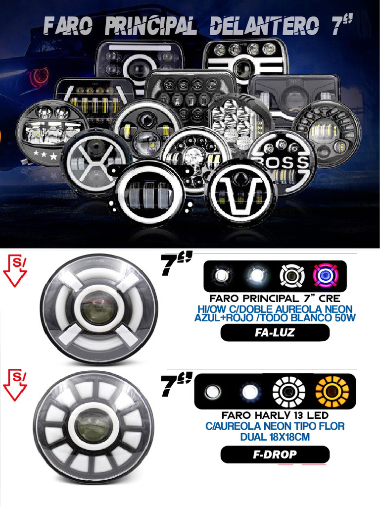 Faros Catalogo Junio | PDF | Aplicaciones de vidrio | Espectro electromagnético