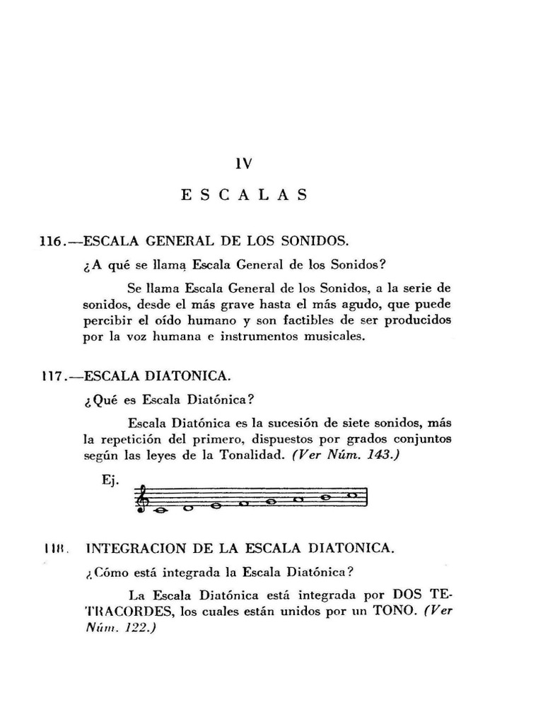 Nociones Preliminares Solfeo - Escalas | PDF