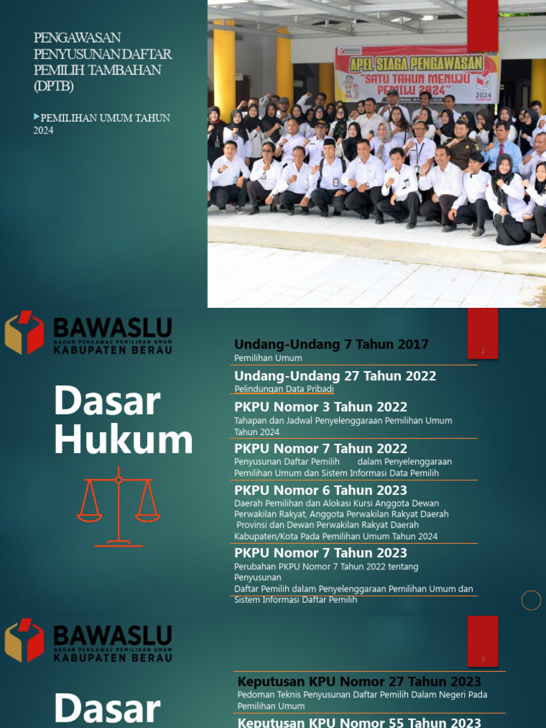 Materi Rakor DPTB 2024 | PDF