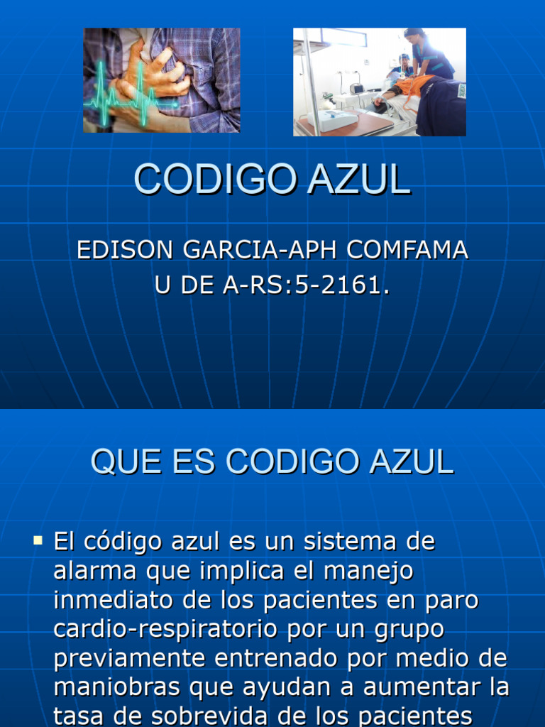 Presentacion Codigo Azul | PDF