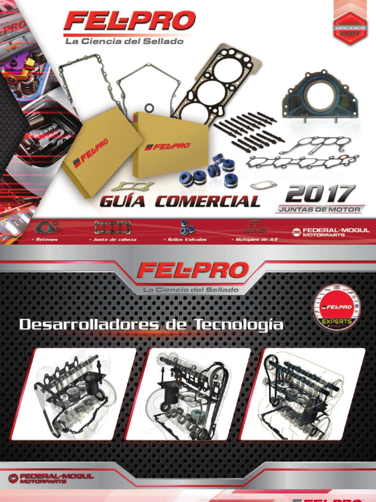 Guia Felpro-2017-Brochure | PDF | Propulsión | Máquinas rotativas