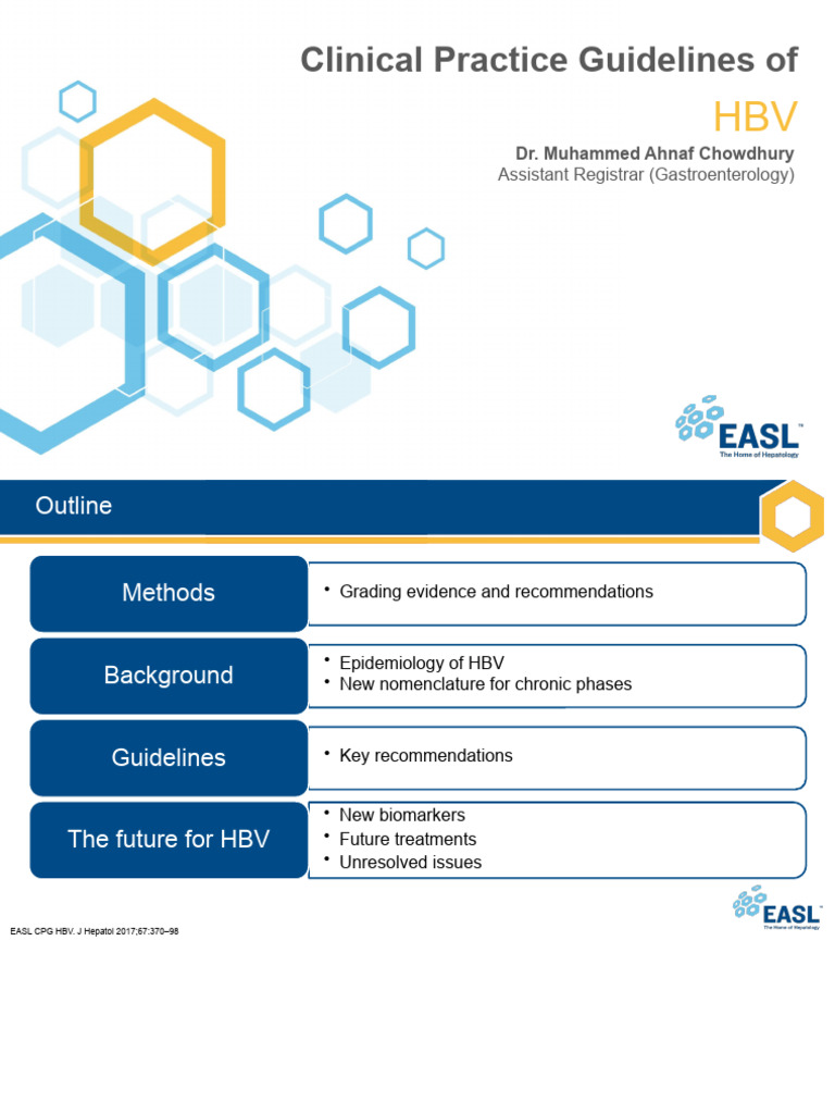 EASL HBV Clinical Practice Guidelines | PDF | Hepatitis B | Epidemiology