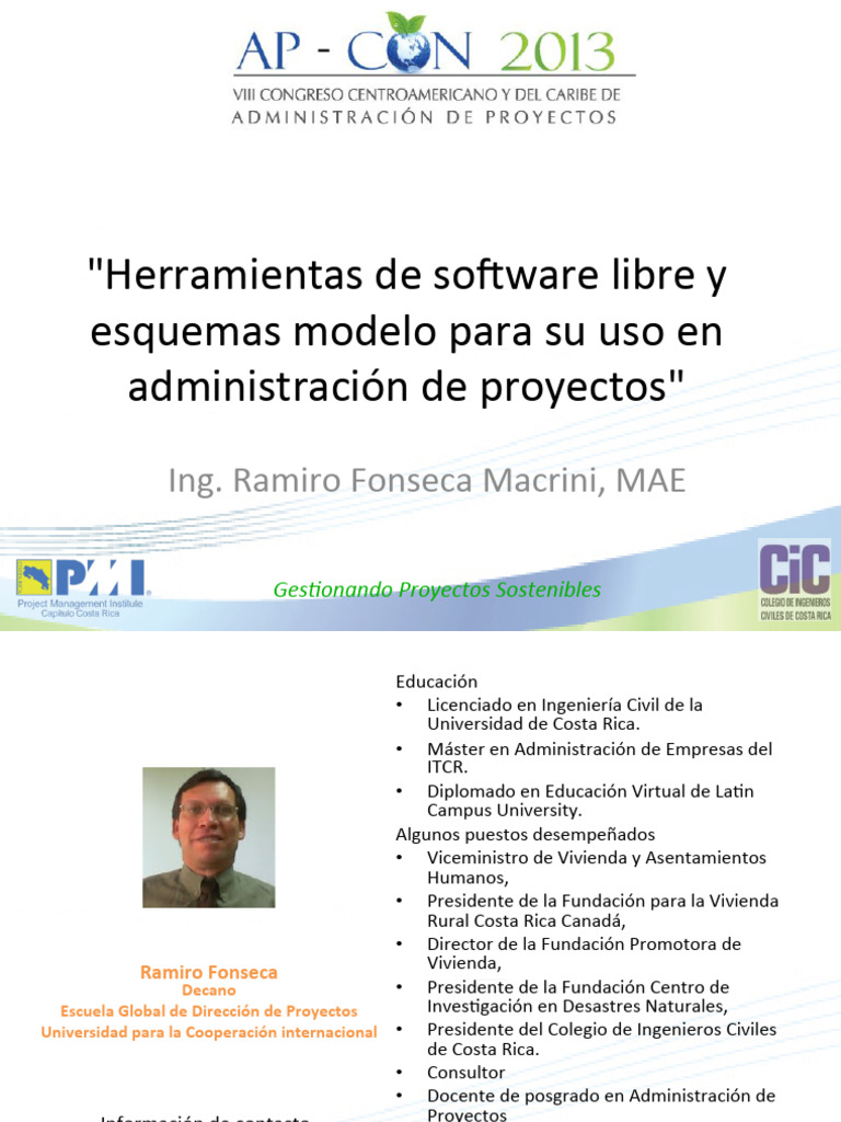 Ramiro - Fonseca Herramientas de Software Libre y Esquemas Modelo para Su Uso en Admón de ...