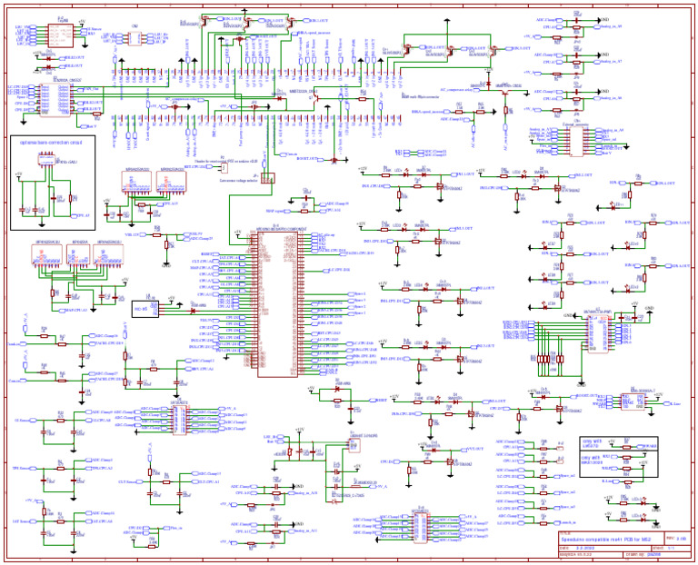 Schematic Speeduino Compatible PCB For m52 Rev3.0b | PDF