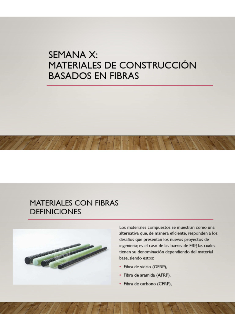 Materiales de Construccion Semana 10 Fibras | PDF | Hormigón | Ingeniero civil